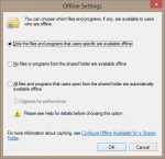 Windows Offline Files: Problems and Solutions
