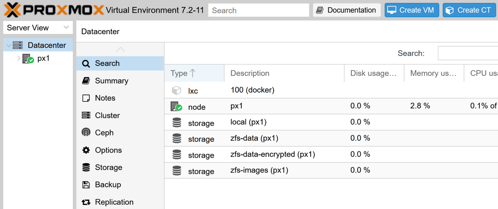 Installing Proxmox as Docker Host on Intel NUC Home Server